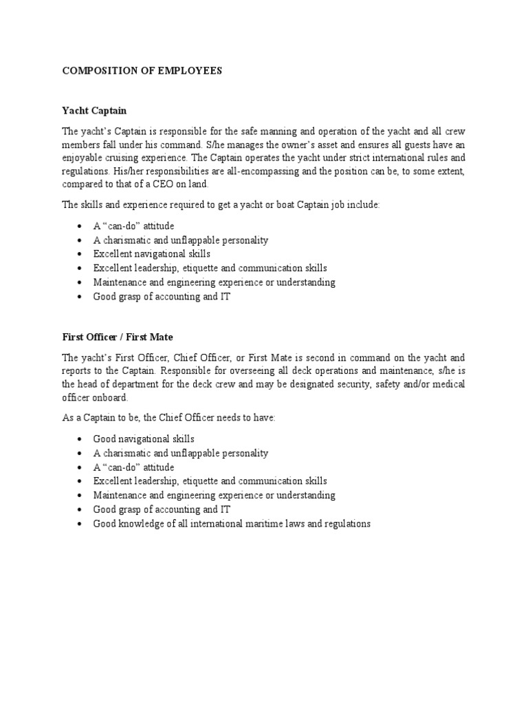 Composition of Employees | PDF