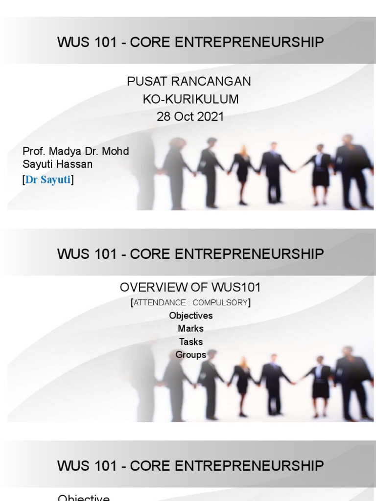 Wus 101 - DR Sayuti | PDF