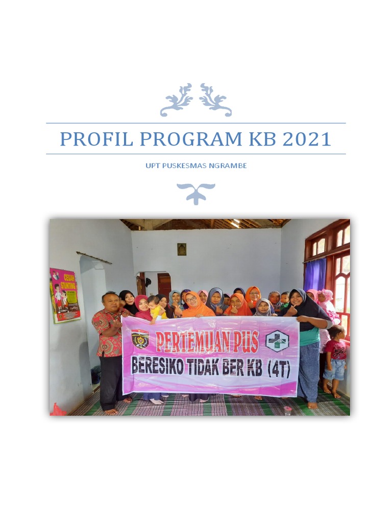 Profil Program KB Puskesmas Ngrambe 2021 | PDF