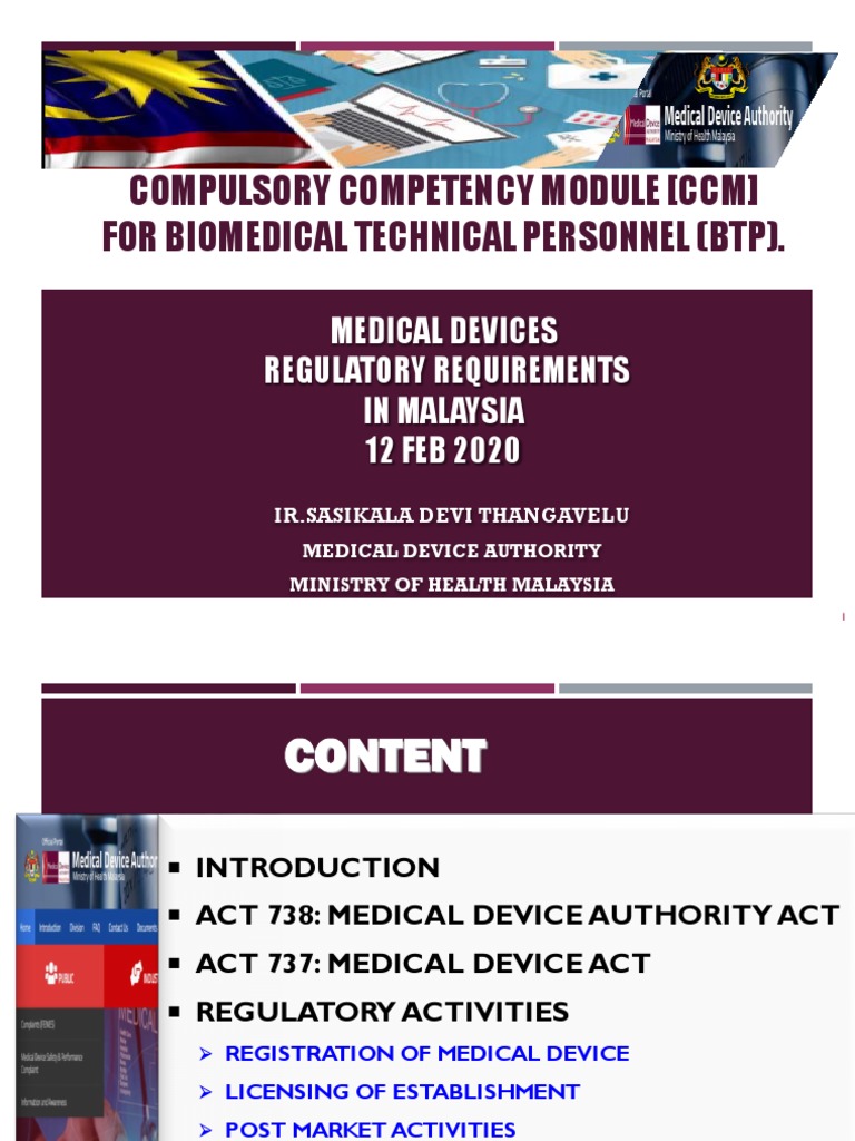 Medical Device Act | PDF | Technology & Engineering