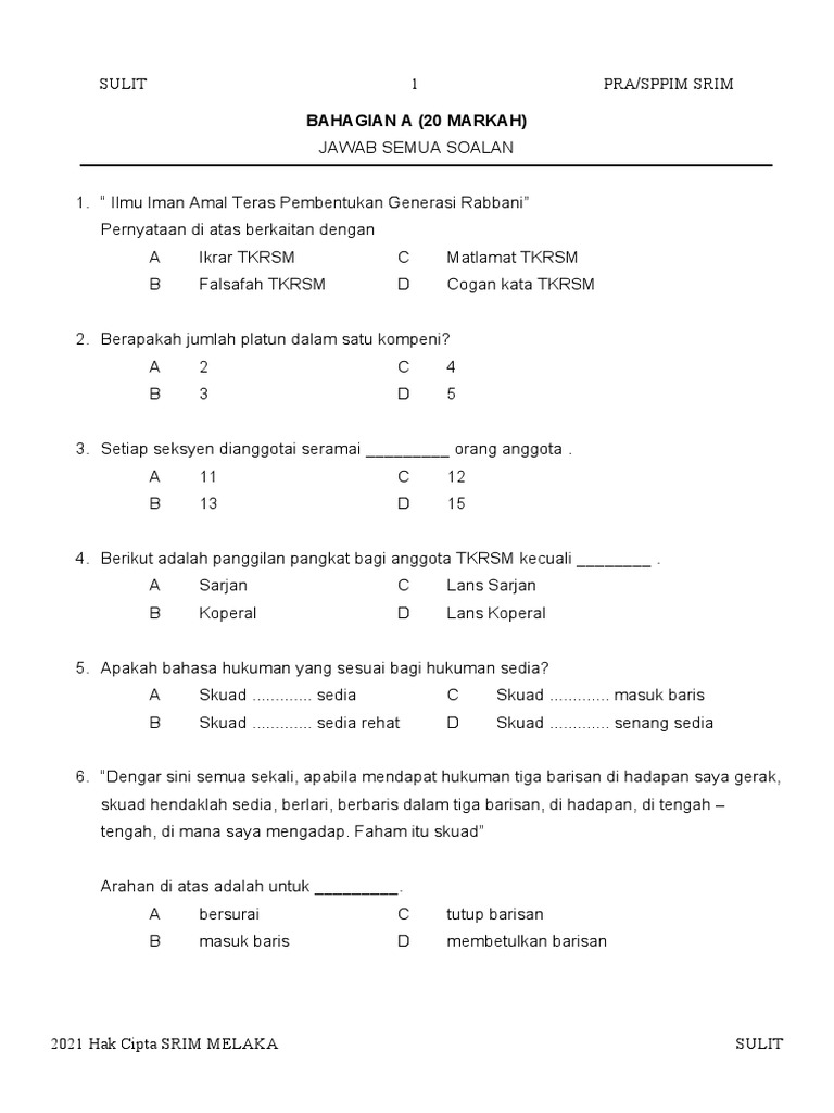 Pra Sppim 2021 | PDF