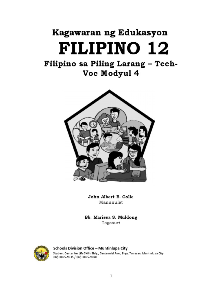 Filipino 12 TechVoc Module 4 | PDF