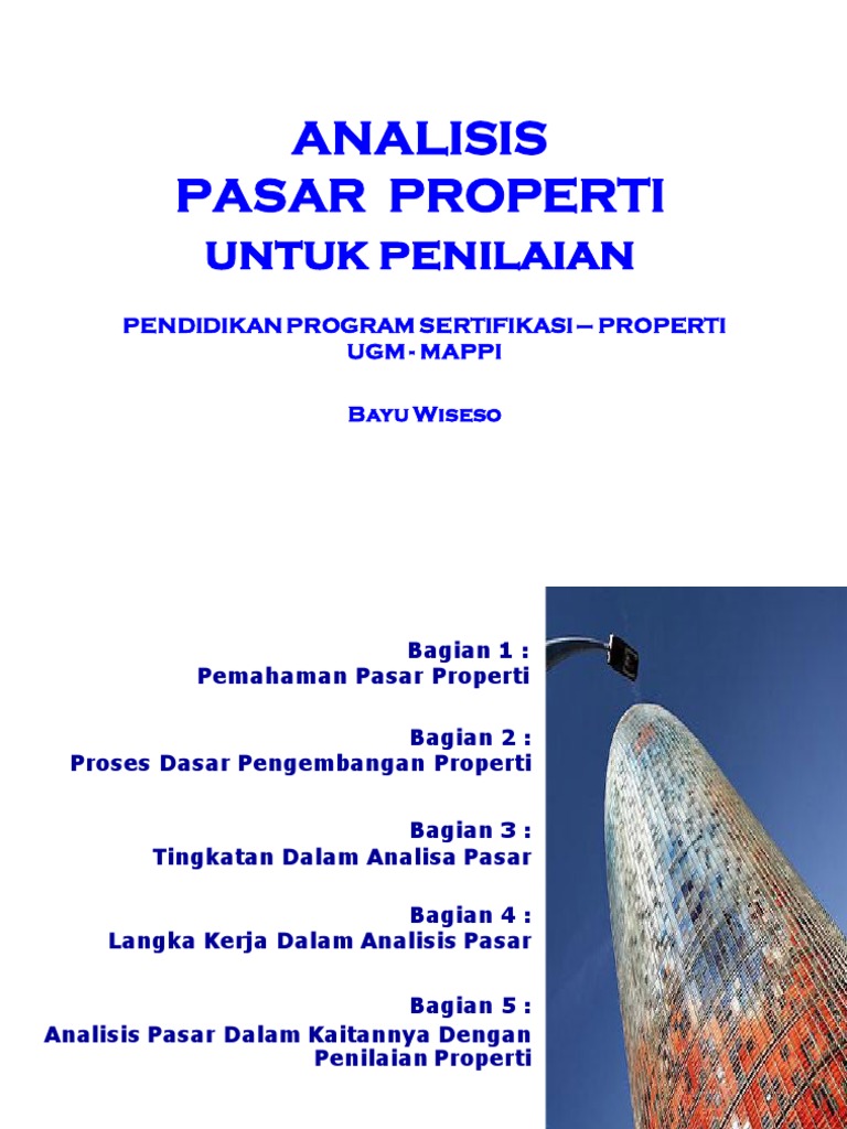 PP II-Analisis Pasar Properti | PDF