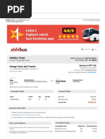 Bus Ticket Format in Excel | PDF | Finance & Money Management | Business