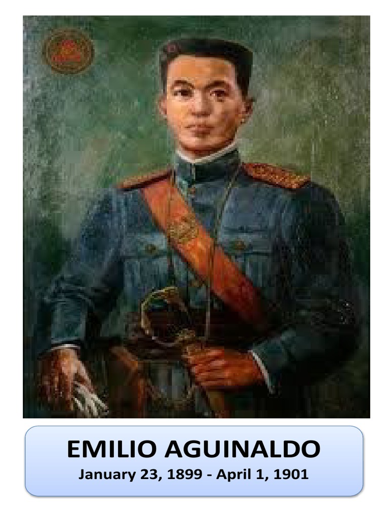Emilio Aguinaldo: January 23, 1899 - April 1, 1901 | PDF | Art