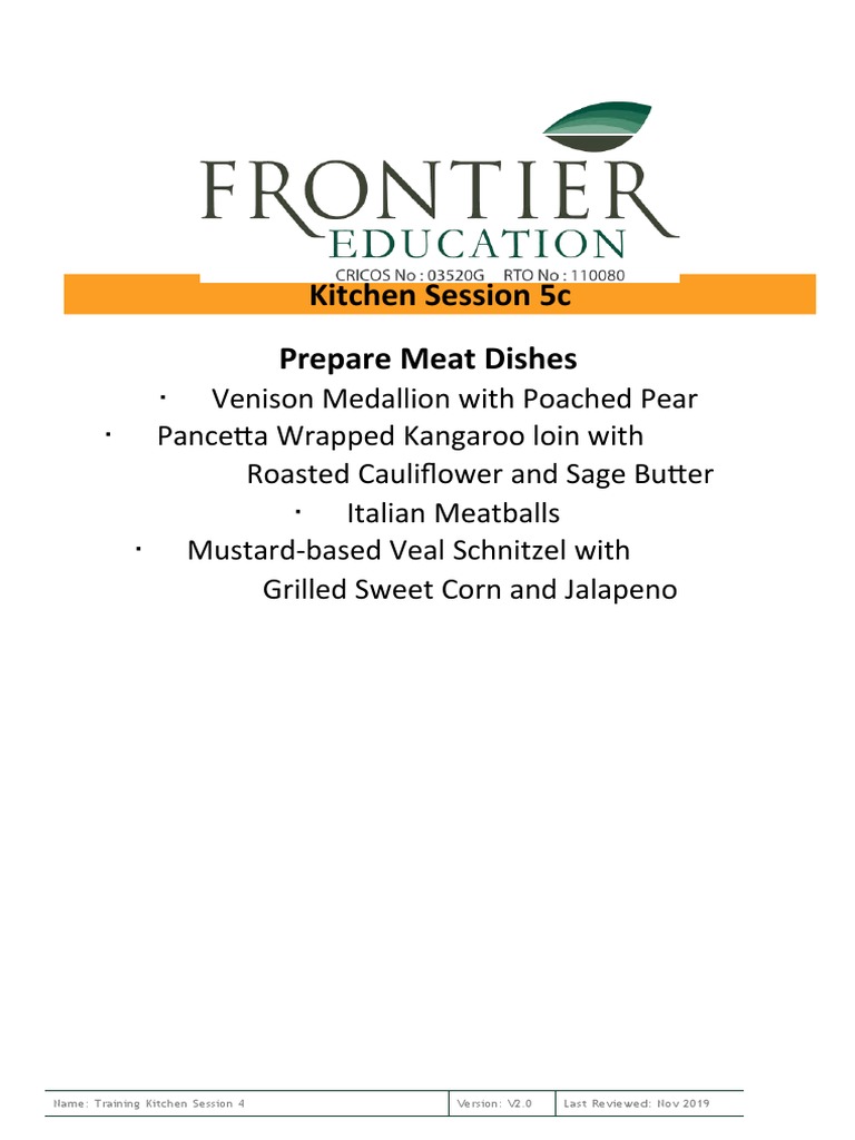 Kitchen Assessment | PDF | Foods | Hygiene