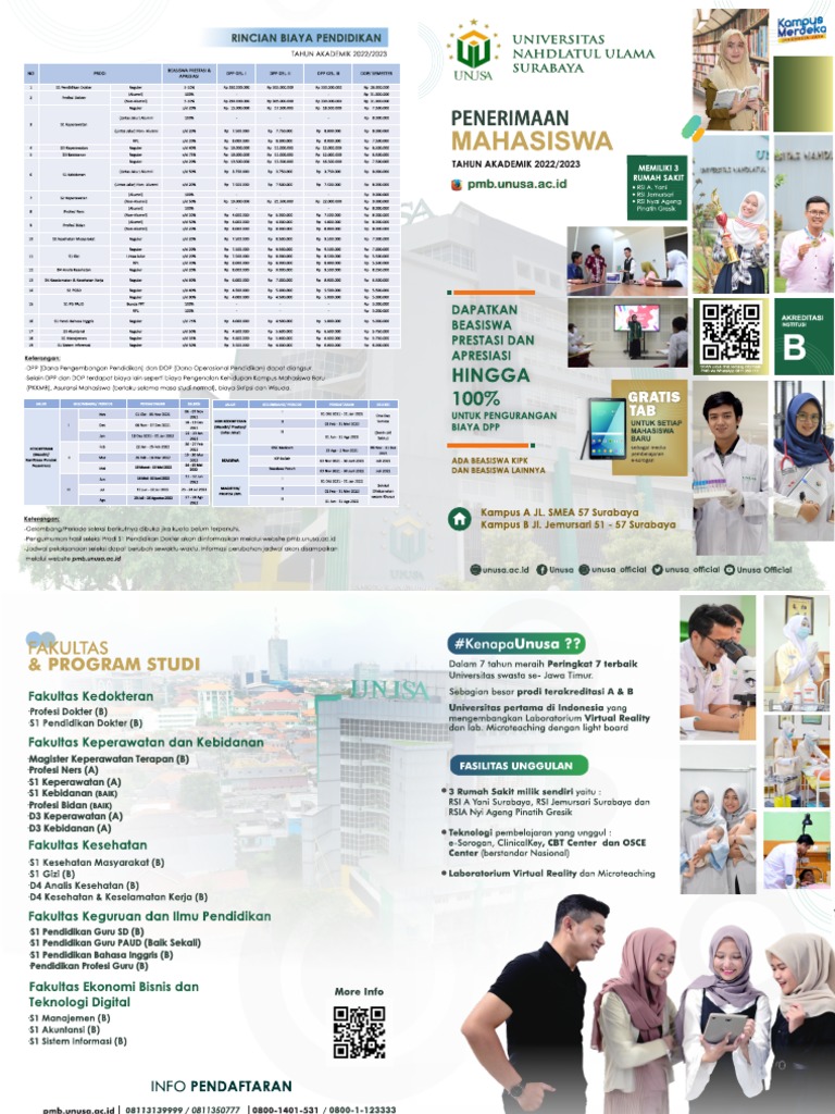 Brosur Unusa 2022 Gelombang2 v3 | PDF