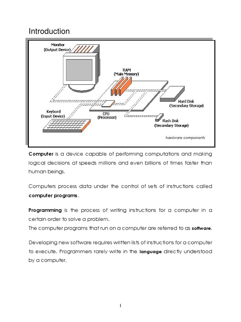 Computer Is A Device Capable of Performing Computations and Making | Download Free PDF | Data ...