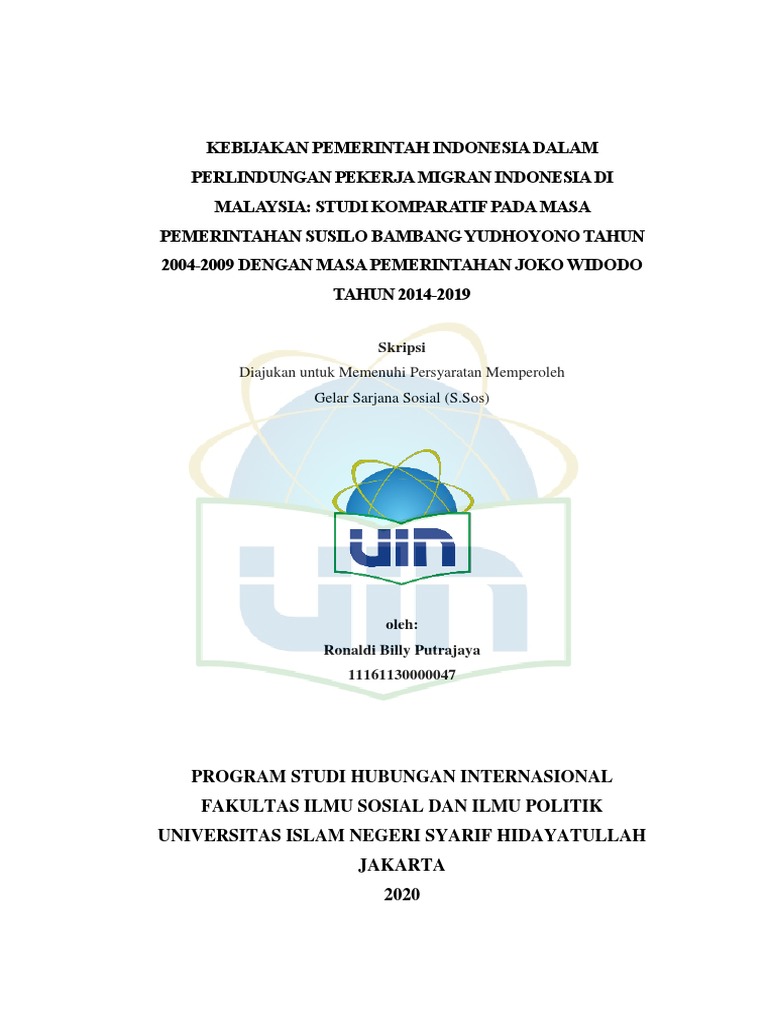 Ronaldi Billy Putrajaya - Fisip | PDF | Karier & Perkembangan | Ilmu Sosial