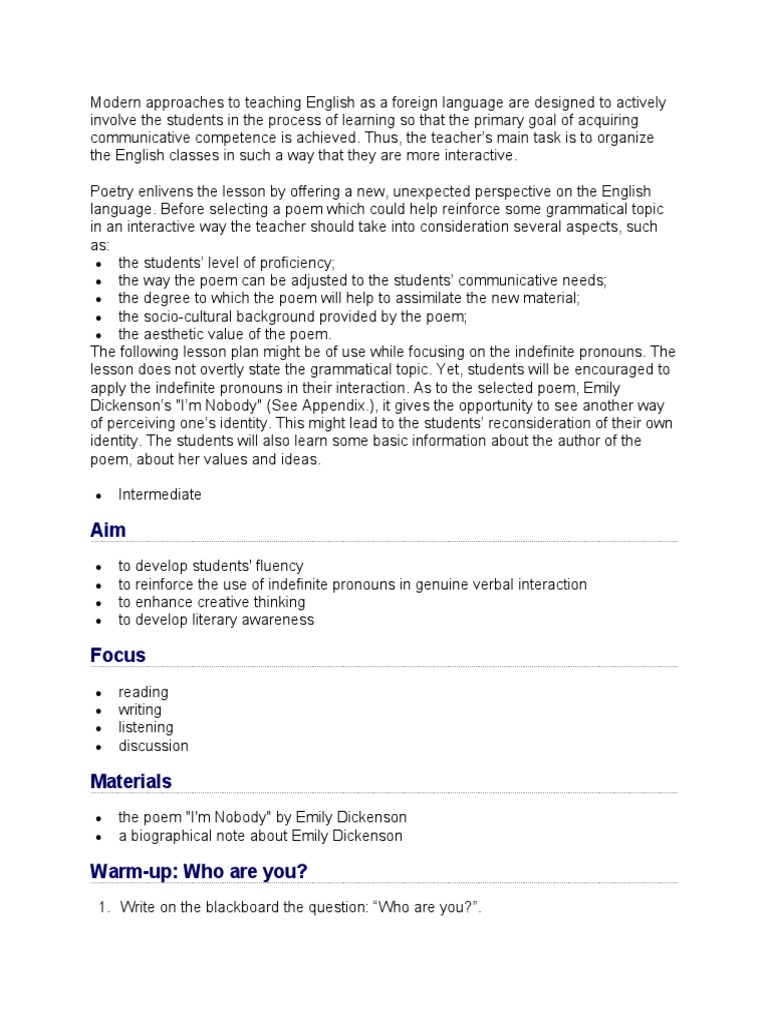 Exemplu Pre-While-Post Reading | PDF | English As A Second Or Foreign ...