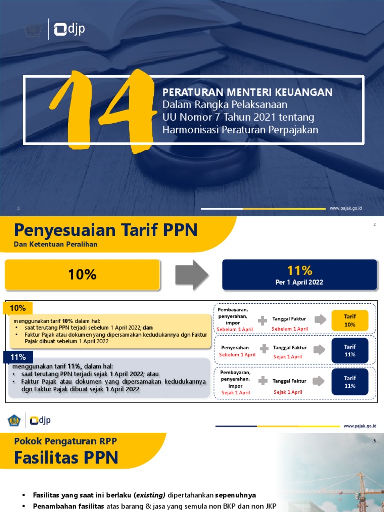 Slide Presentasi Media Briefing 14 PMK-2 | PDF
