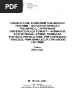 Izjava o Poreklu U19 | PDF