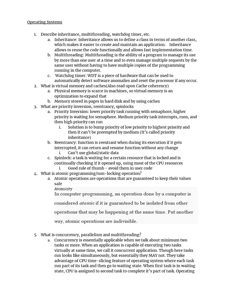 Embedded Interview Questions | PDF | Class (Computer Programming ...