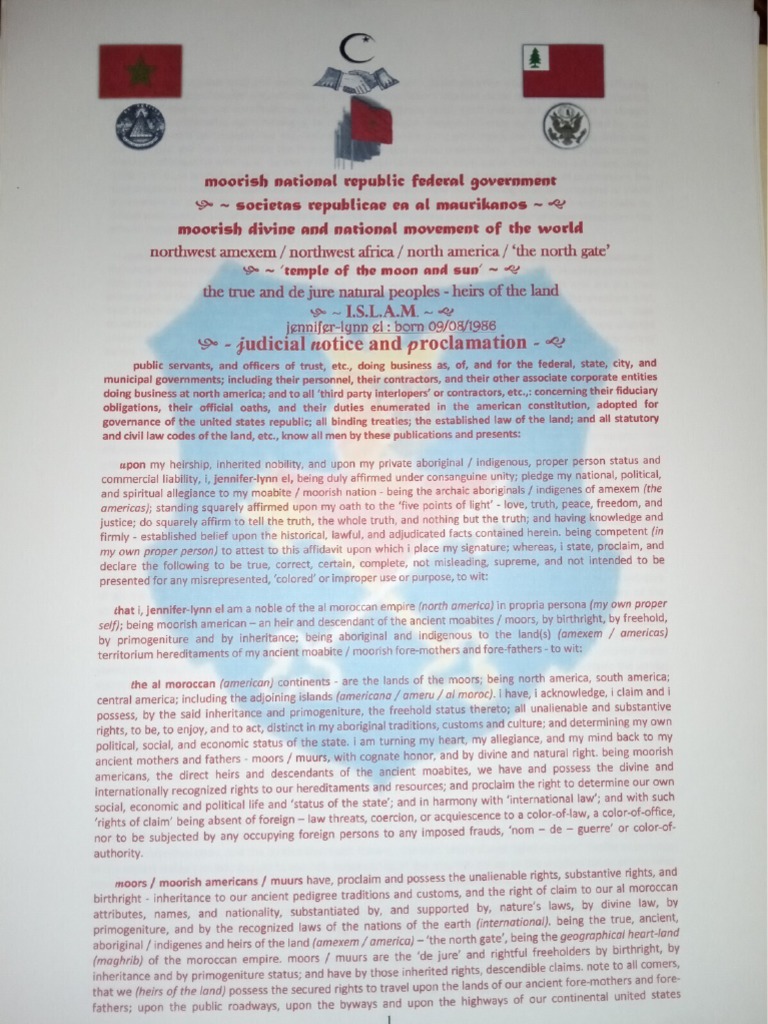 Proclamation Declaration | PDF