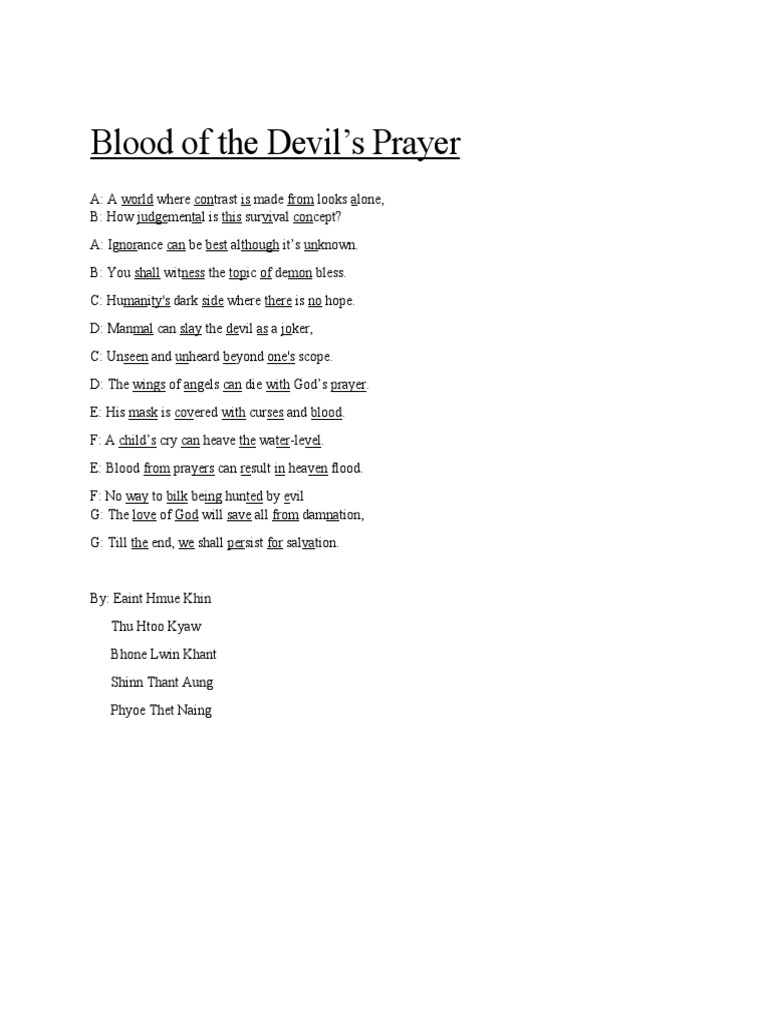God and Devil | PDF