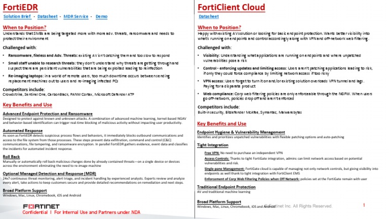 EDR vs. Client Cheat Sheet | Download Free PDF | Ransomware ...