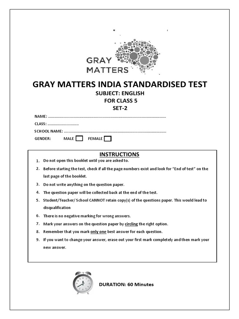 standardised-english-test-for-class-5-students-pdf