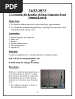Lab 5 Simply Supported Beam | PDF | Beam (Structure) | Civil Engineering
