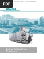 Areva Transformer Manual | PDF | Transformer | Relay