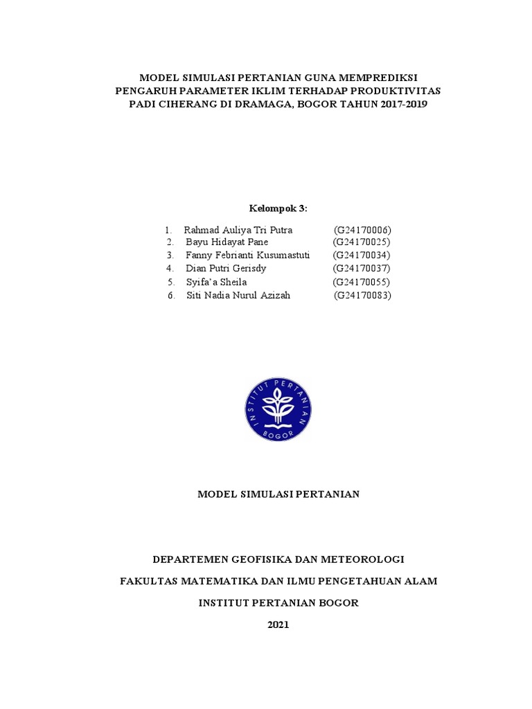 UAS MSP 2021-Kelompok 3 | PDF | Sains & Matematika | Teknologi & Rekayasa