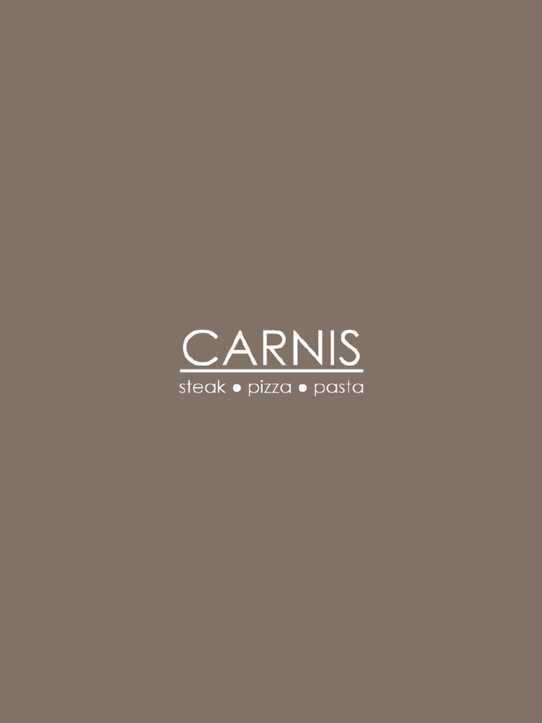 Menu Carnis New | PDF | Steak | Sausage