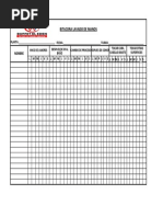 Bitacora de Cloro Residual | PDF