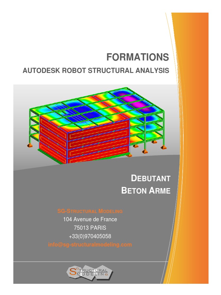 Formations: Autodesk Robot Structural Analysis | PDF | Béton armé ...