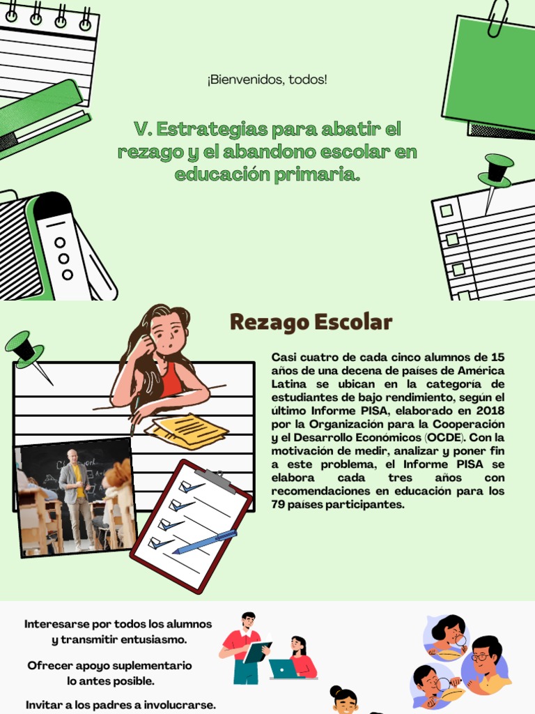 V. Estrategias para Abatir El Rezago y El Abandono Escolar en Educación Primaria. | PDF ...