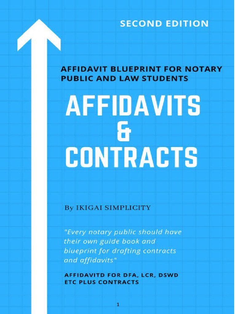 Affidavit Contracts Template | PDF | Affidavit | Birth Certificate