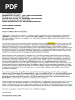 Accenture Offer Letter | PDF | Employment | Government Information