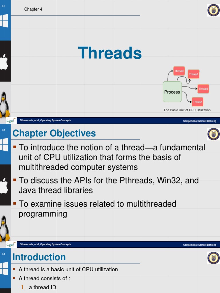 CISC 341 L04 - Threads | PDF | Thread (Computing) | Process (Computing)