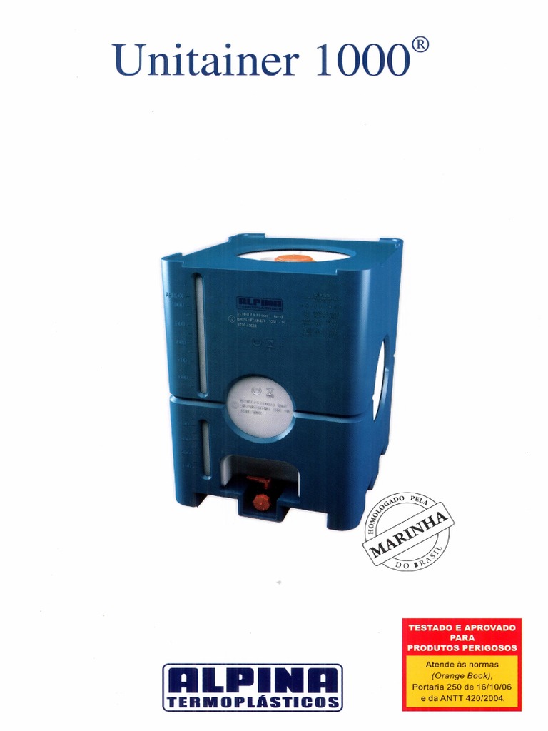 Unitainer 1000 Com Selo Da Marinha | PDF