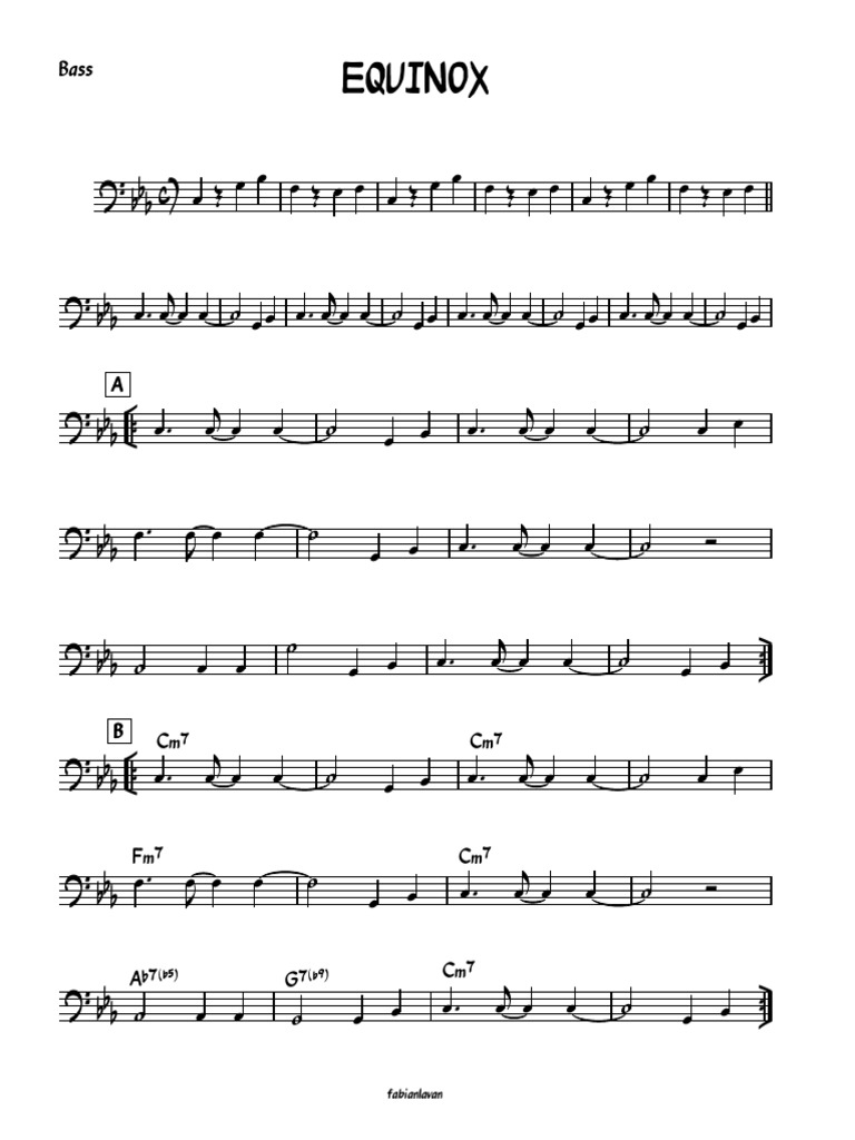 EQUINOX Bass | PDF