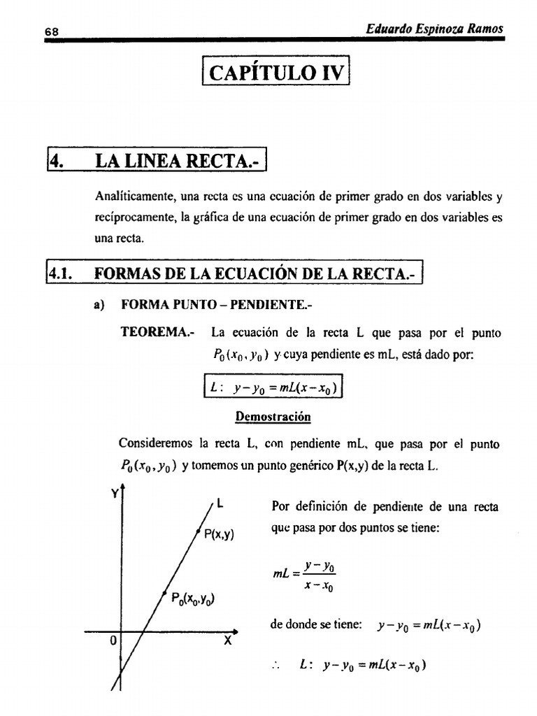 La Linea Recta | PDF | Pendiente | Línea (geometría)