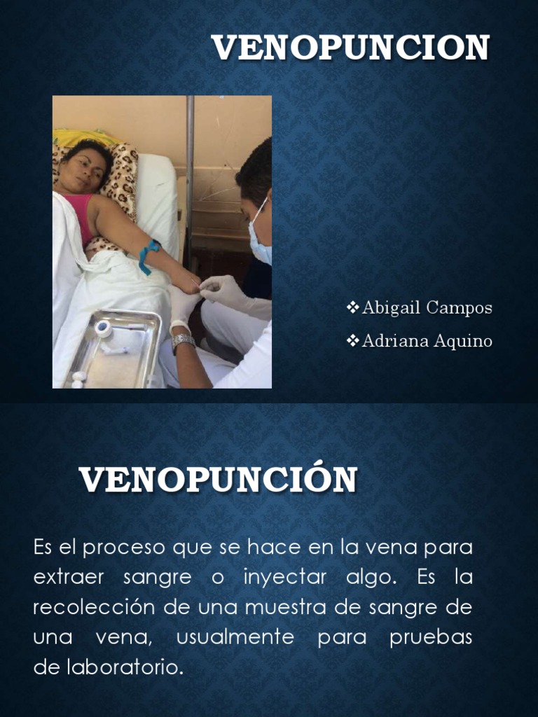 Venopunción y Venoclisis | PDF