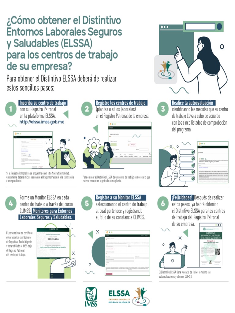 Obtención del Distintivo ELSSA IMSS | PDF