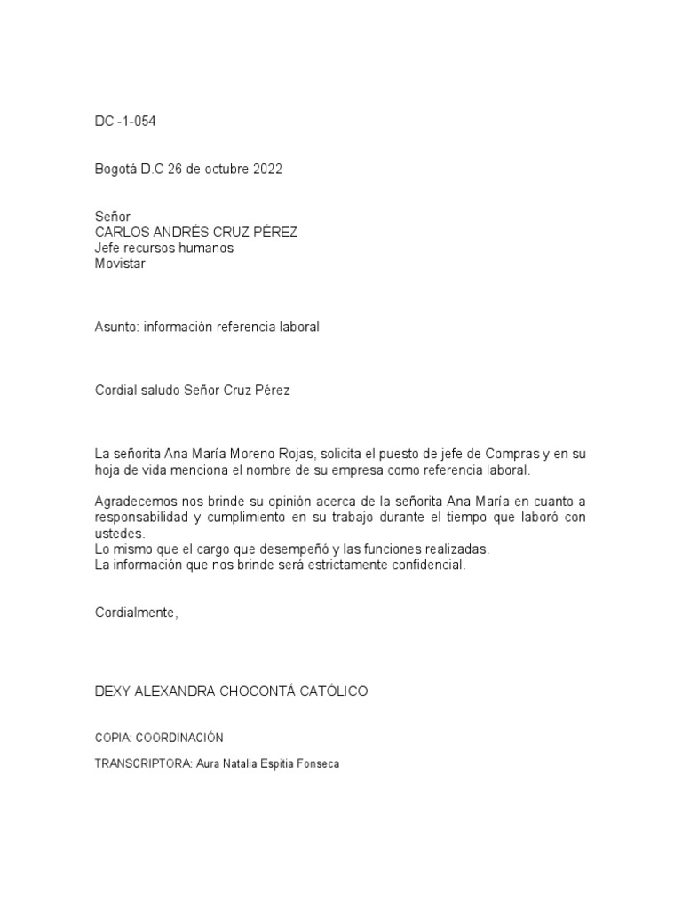 Carta Estilo Bloque Extremo | PDF