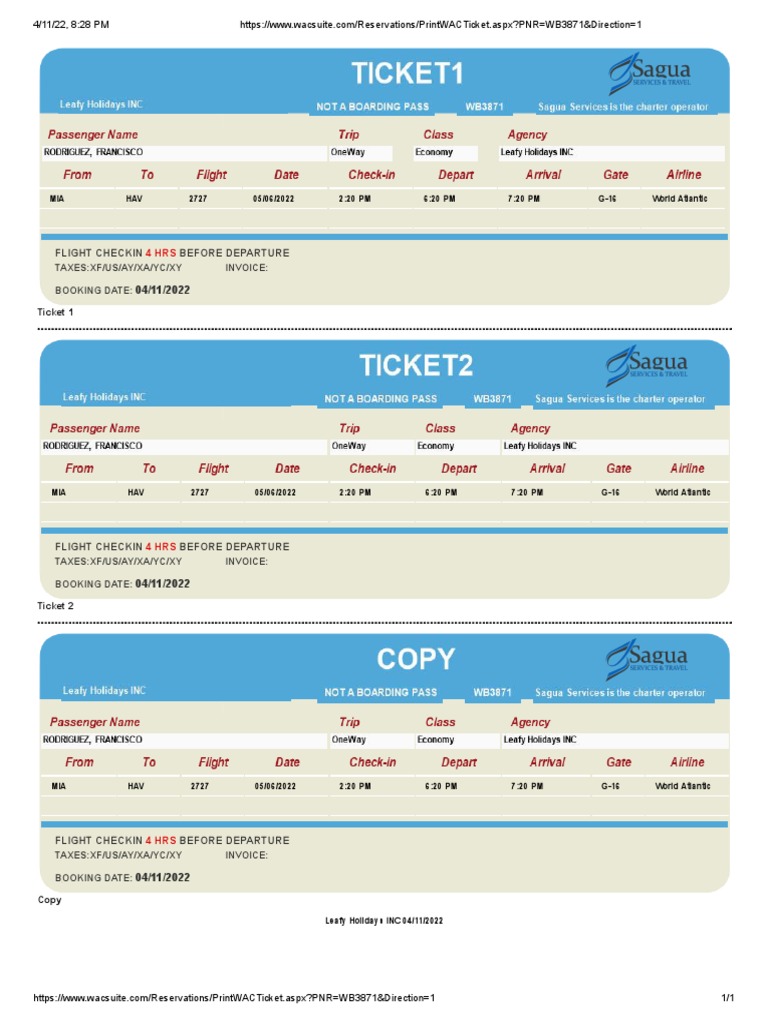Flight Checkin Before Departure: Taxes:Xf/Us/Ay/Xa/Yc/Xy Invoice ...