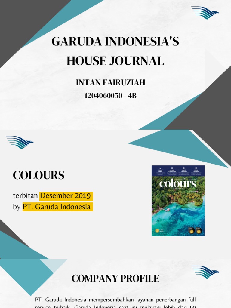 Bedah House Journal PT. Garuda Indonesia | PDF | Perjalanan