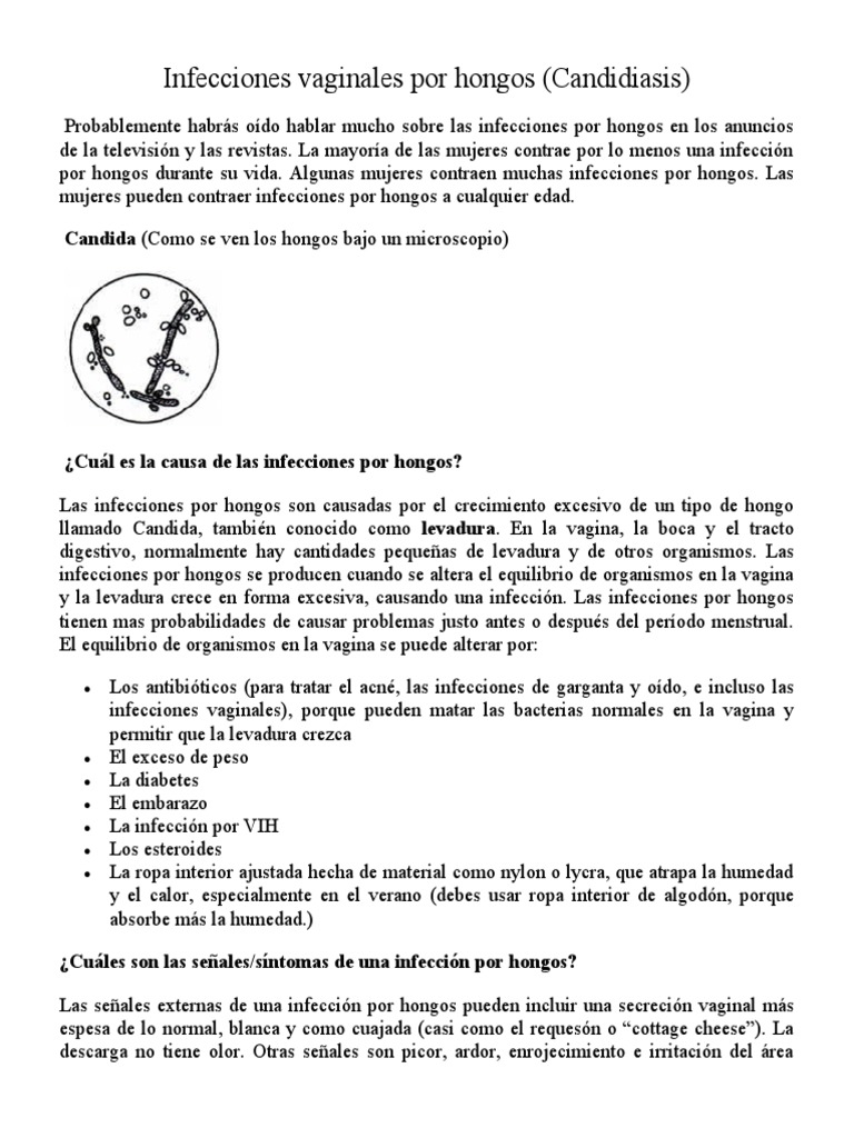 Infecciones Vaginales | PDF | Infección transmitida sexualmente ...