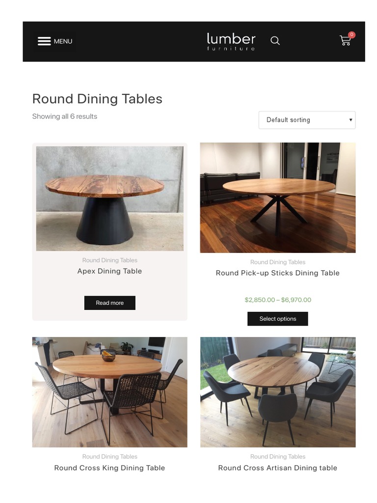Round Dining Table | PDF