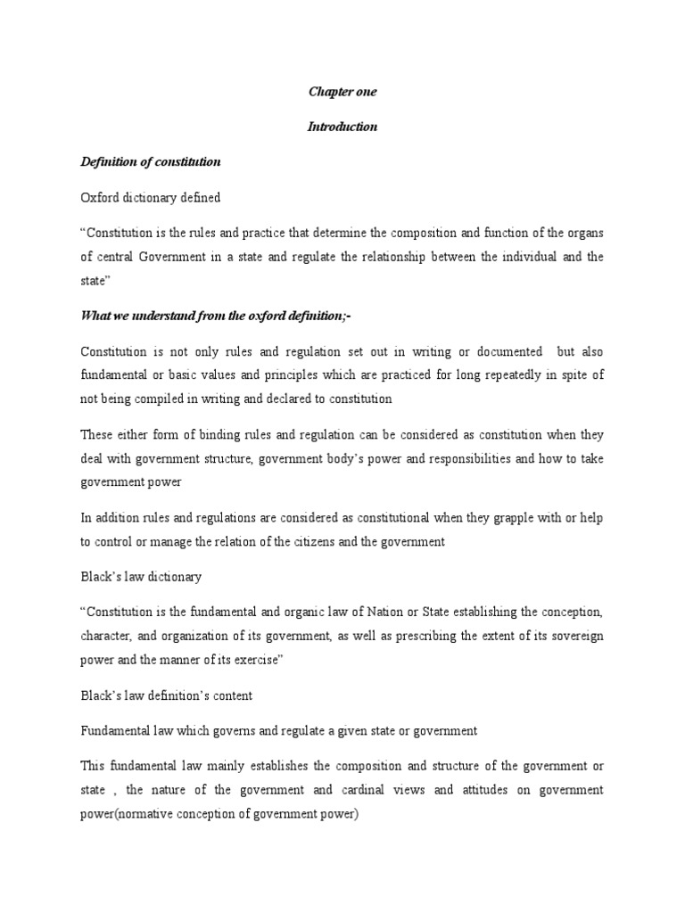 Definition of Constitution New | PDF | Liberty | Constitution