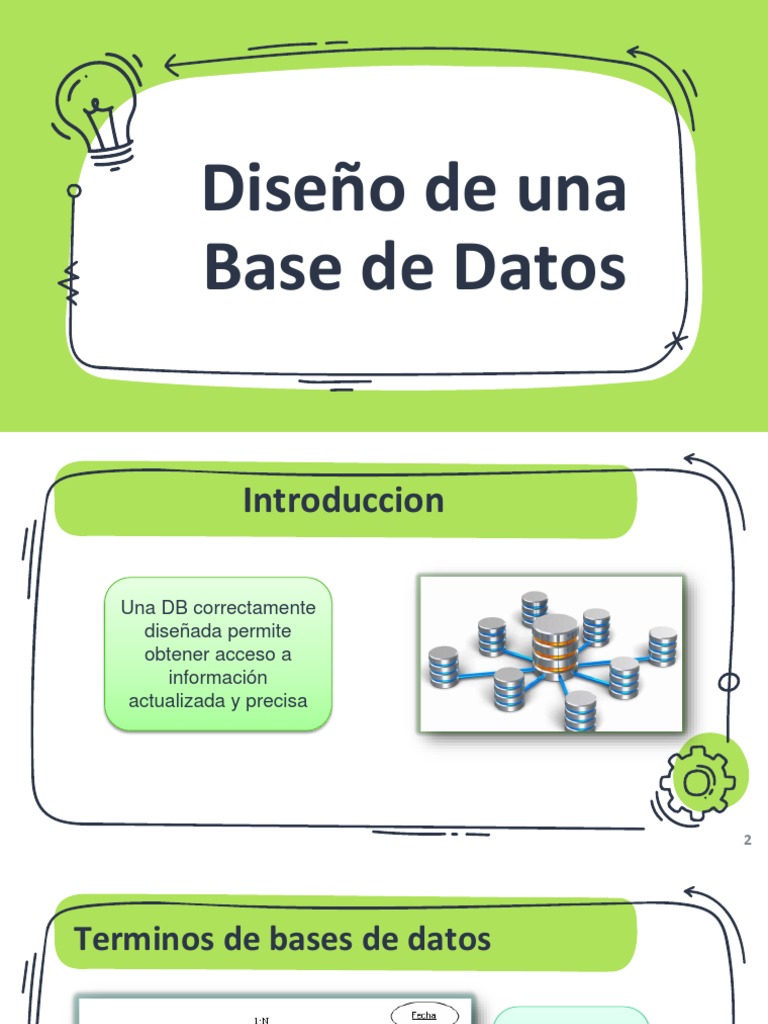 Diseño de Una Base de Datos | PDF | Bases de datos | Ciencias de la ...