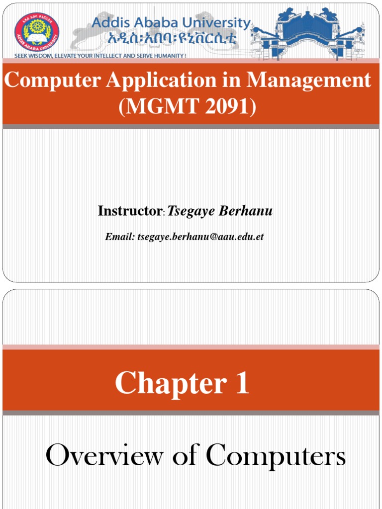 Chapter 1 - Overview of Computers | PDF | Input/Output | Information Technology
