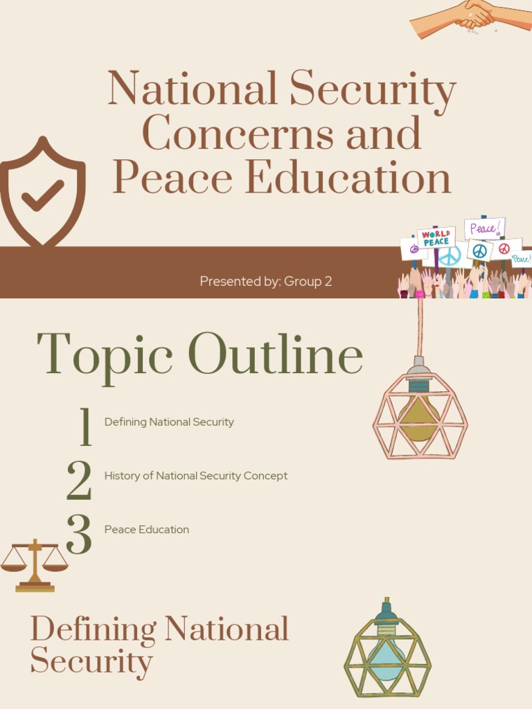 National Security Concerns and Peace Education | PDF | National ...
