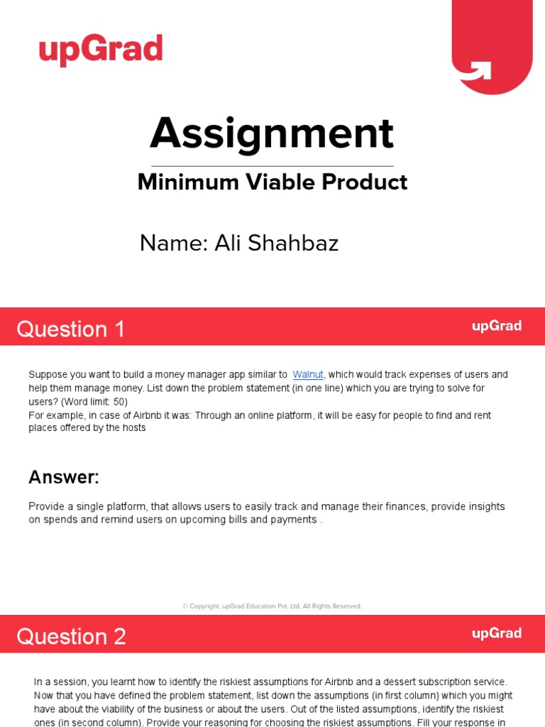 MVP Assignment Solution | PDF | Mobile App | Copyright