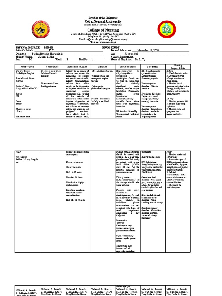 Amlodipine and Simvastatin Drug Study | PDF | Heart Failure | Heart