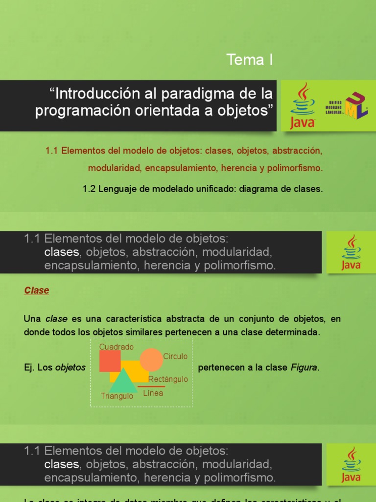 1.1 Elementos Del Modelo de Objetos | PDF | Herencia (Programación ...