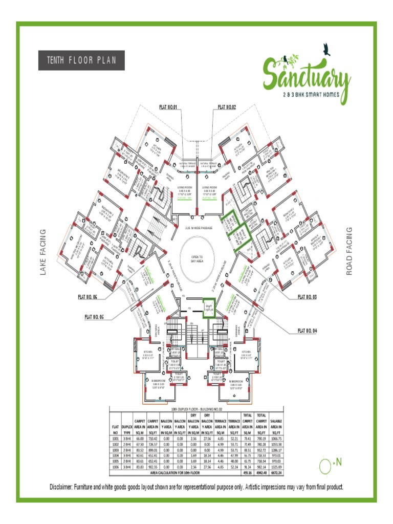 Tenth Floor Layout Guide | PDF
