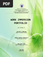 Application Letter WOrk Immersion | PDF | Learning | Behavior Modification